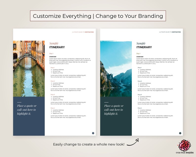 Travel Guide Ebook Template, Italy Travel Guide Lead Magnet ...