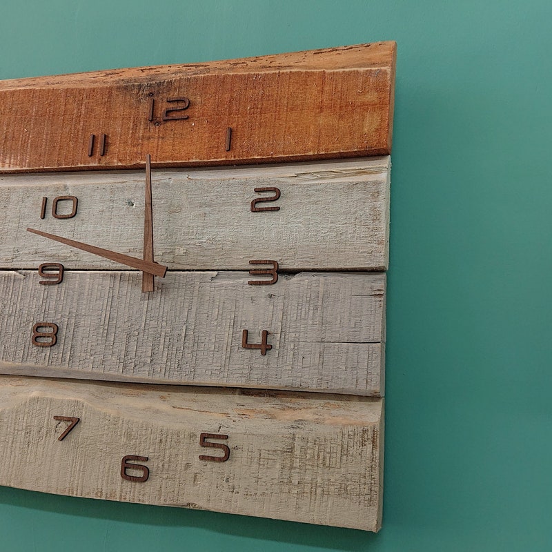 Reclaimed Wood Clock - Etsy