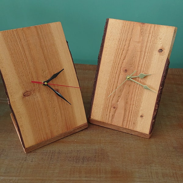 Leaning Desk Clock - Etsy