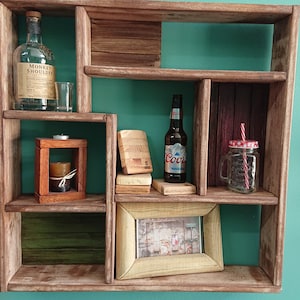 Handmade Multi Shelf Wall Unit - Etsy