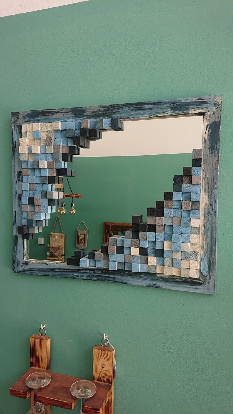 Made to Measure 3D Art Design Wall Mirror - Etsy