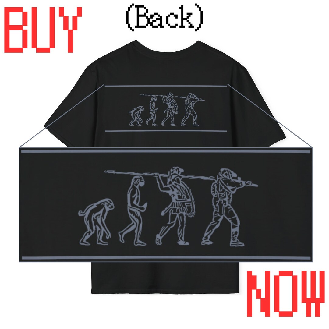 Evolution Operator Shirt Human Evolution Veterans USA Goon T-shirt ...