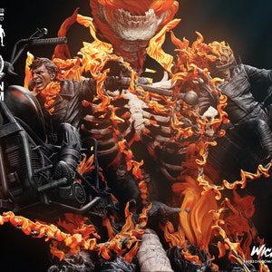 Ghost Rider: Tested and Ready for 3D Printing - Etsy