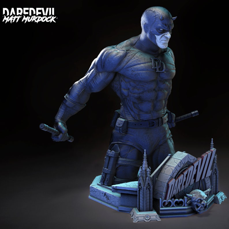 DAREDEVIL - Digital STL Files for 3d Printing Ready to Download - Etsy
