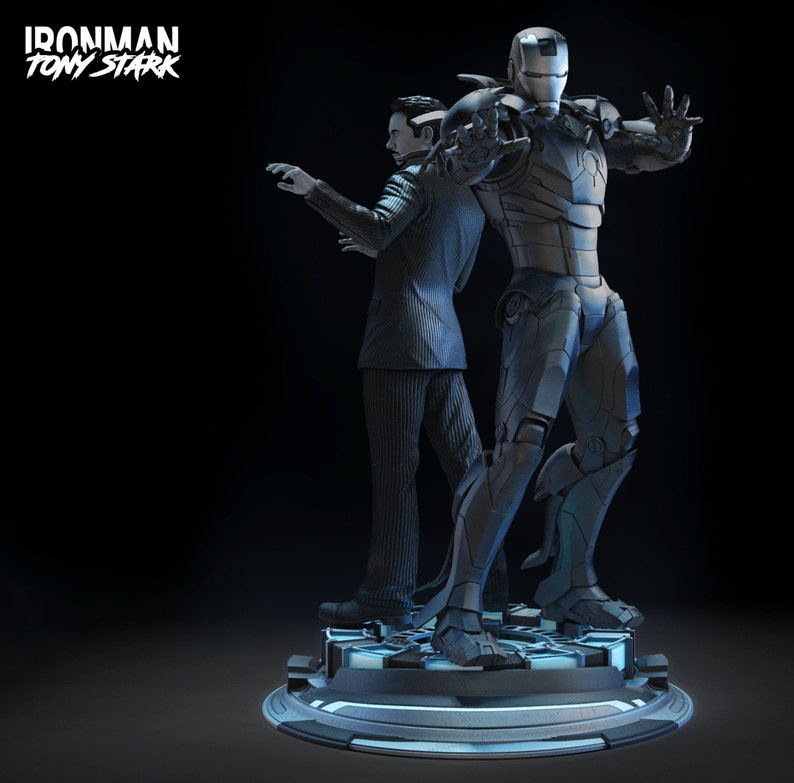 Iron Man and Tony Stark - Etsy
