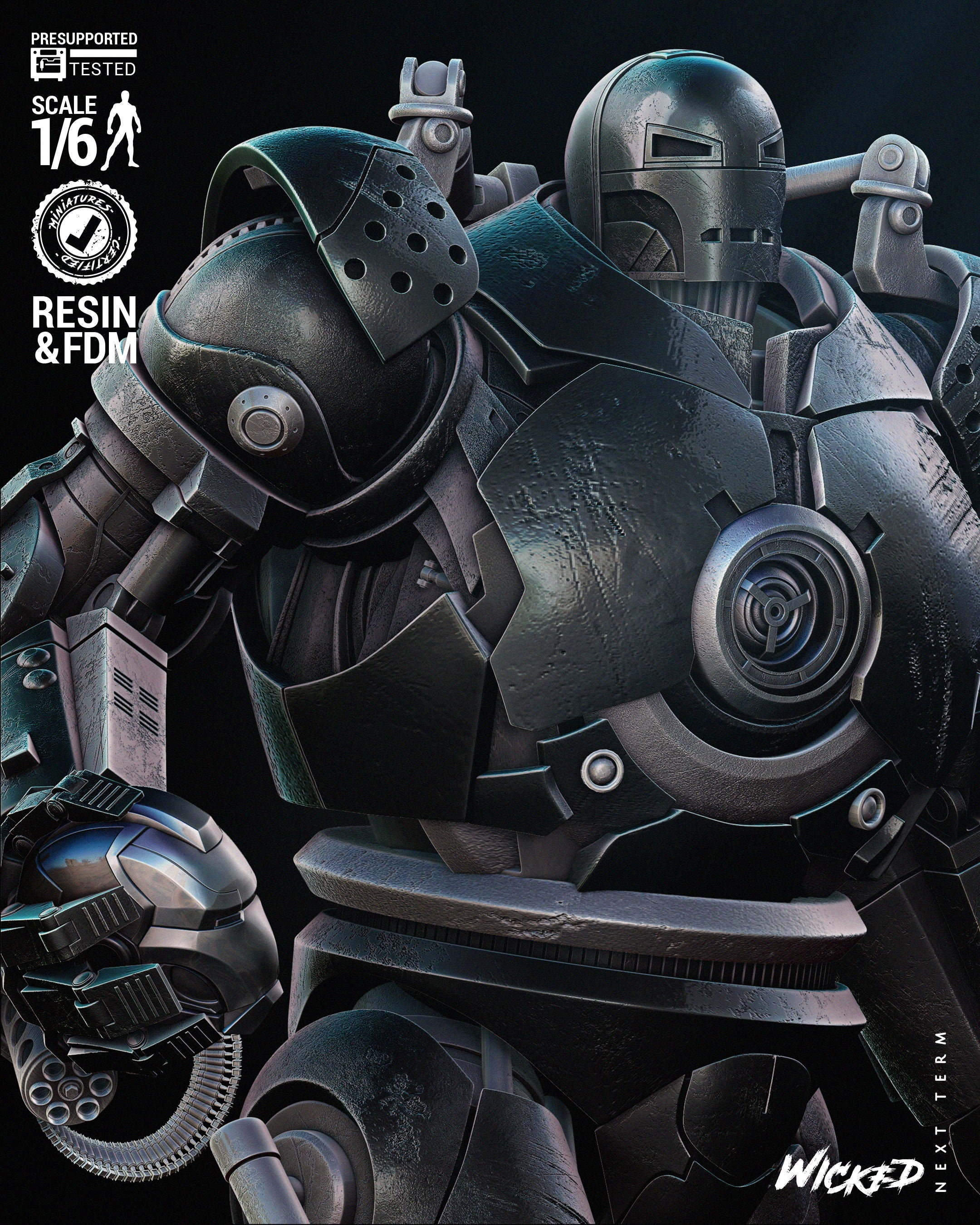 Custom Painted 3d Printed Resin Models, Custom Painted Figurines ...