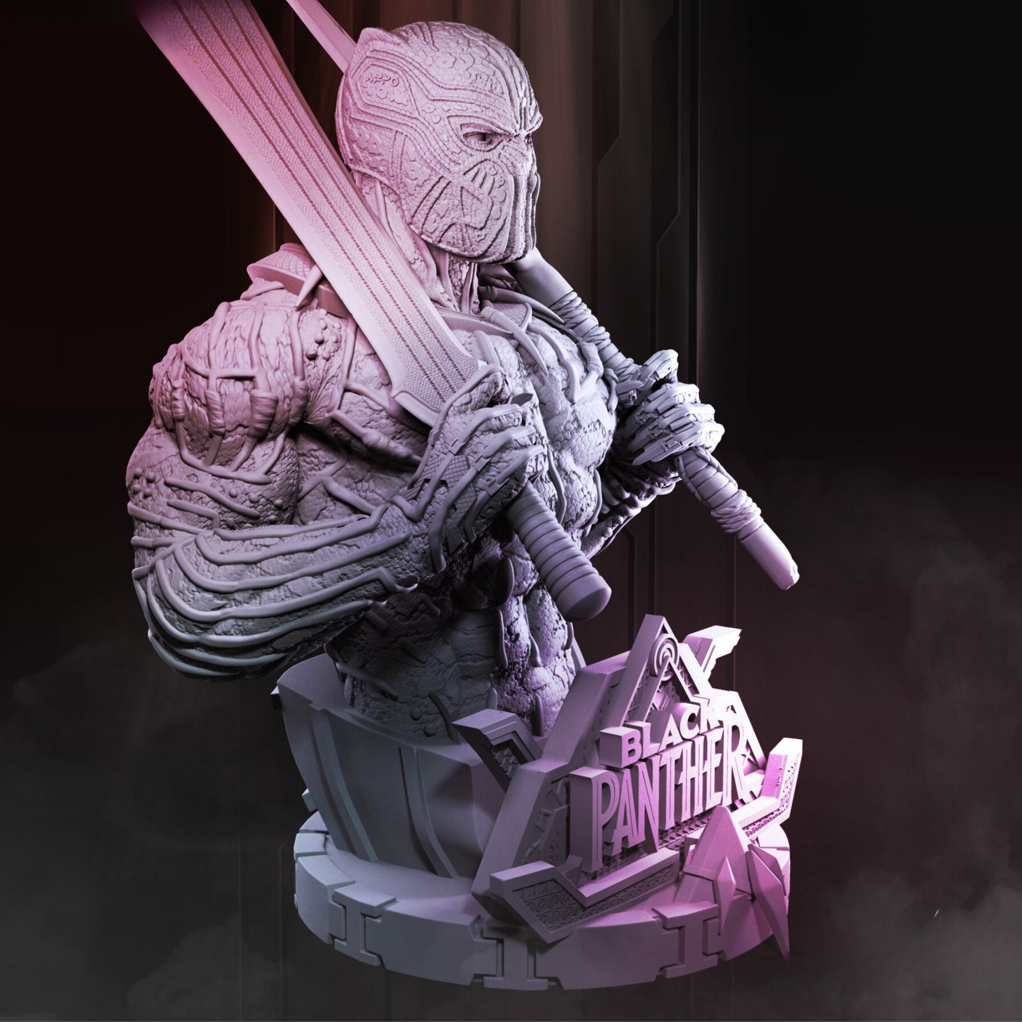 Black Panther 3d STL Files - Etsy