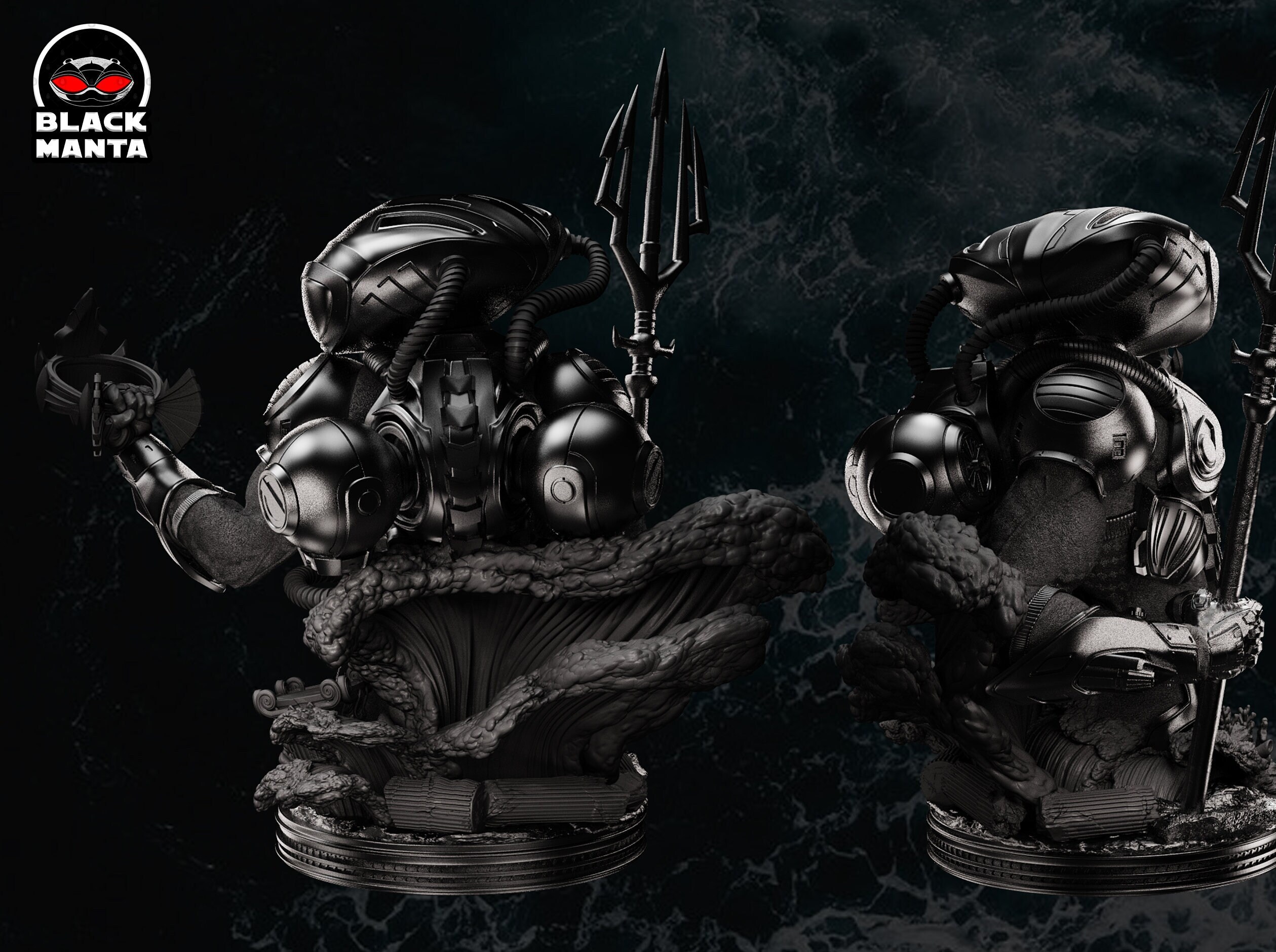 Black Manta: 3d Printer STL Files Ready to Download - Etsy