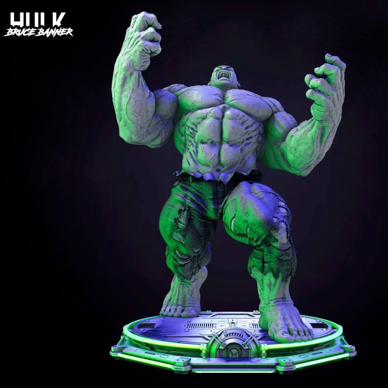 The Hulk - 3d Printer STL Files - Etsy