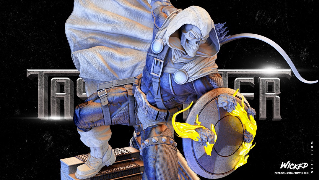 Marvel Taskmaster Sculpture Tested and Ready to Print - Etsy