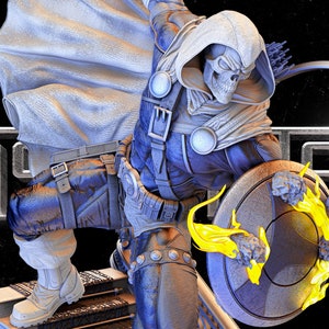 Marvel Taskmaster Sculpture Tested and Ready to Print - Etsy