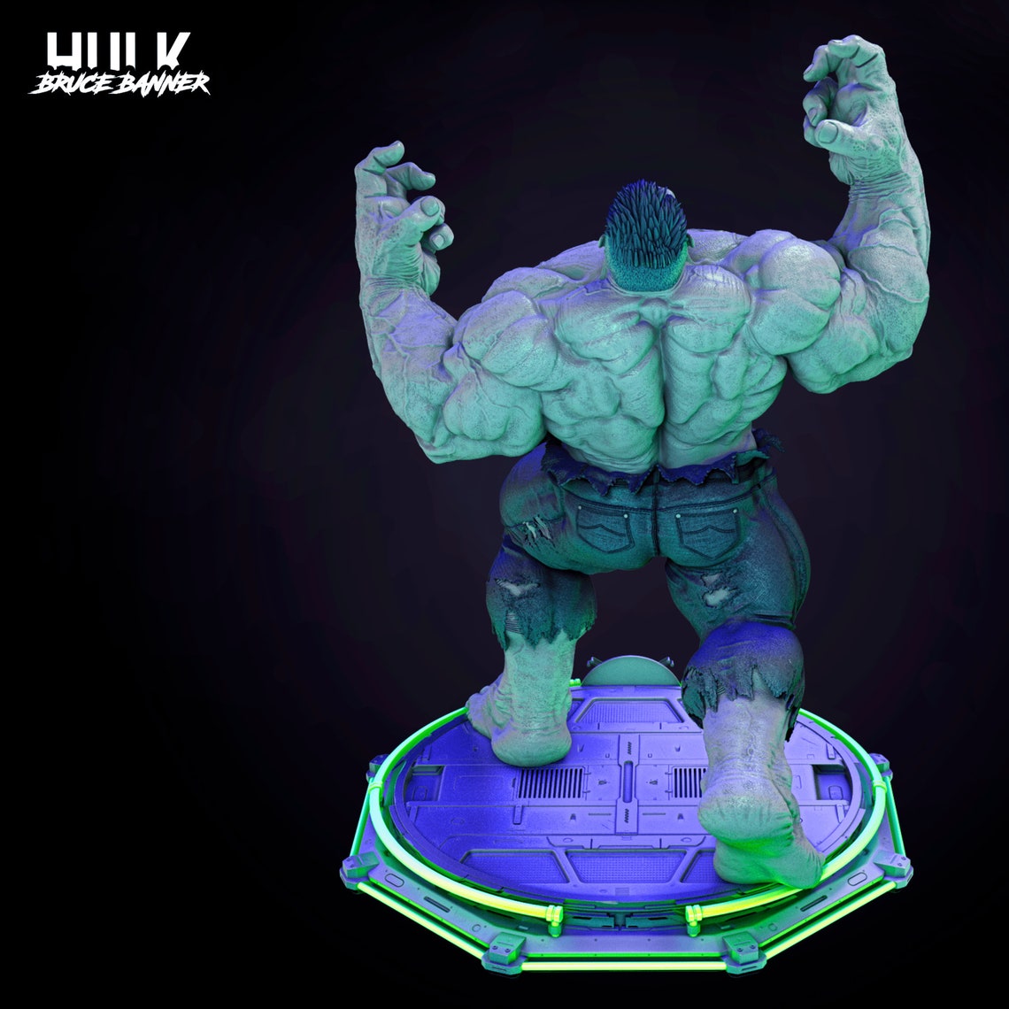 The Hulk - 3d Printer STL Files - Etsy