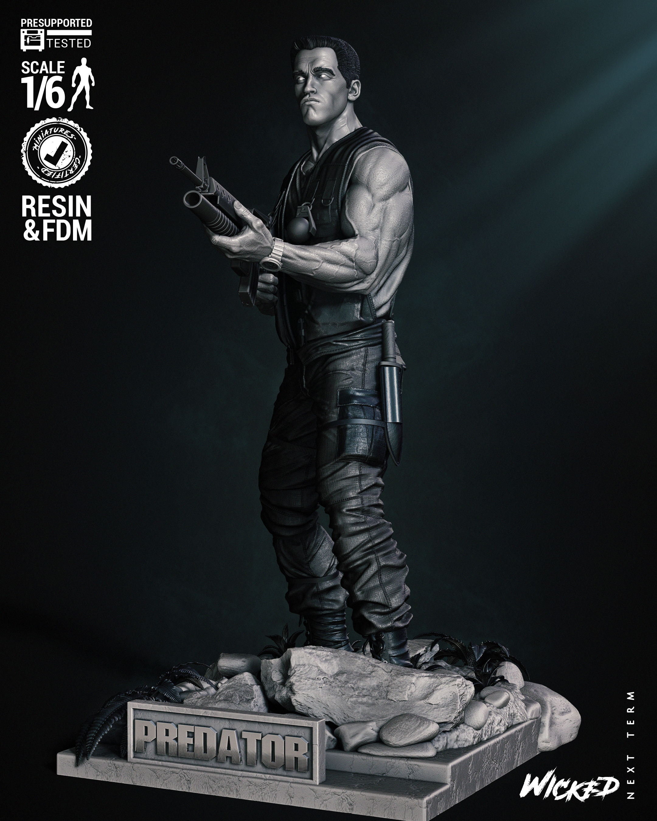 Custom Painted 3d Printed Resin Models, Custom Painted Figurines ...