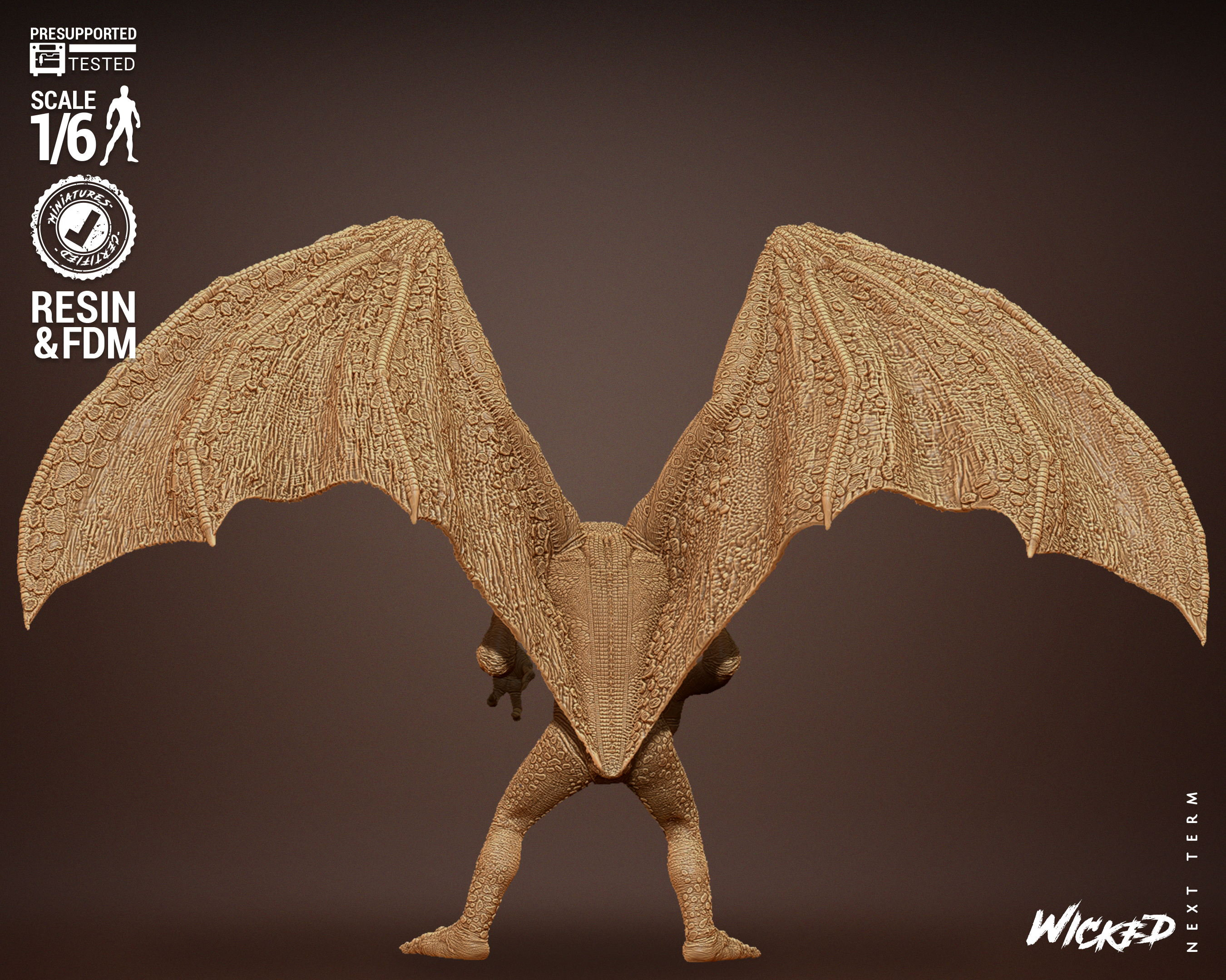 Wicked Movies Gremlins Bat Sculpture: Tested and Ready for 3D Printing ...