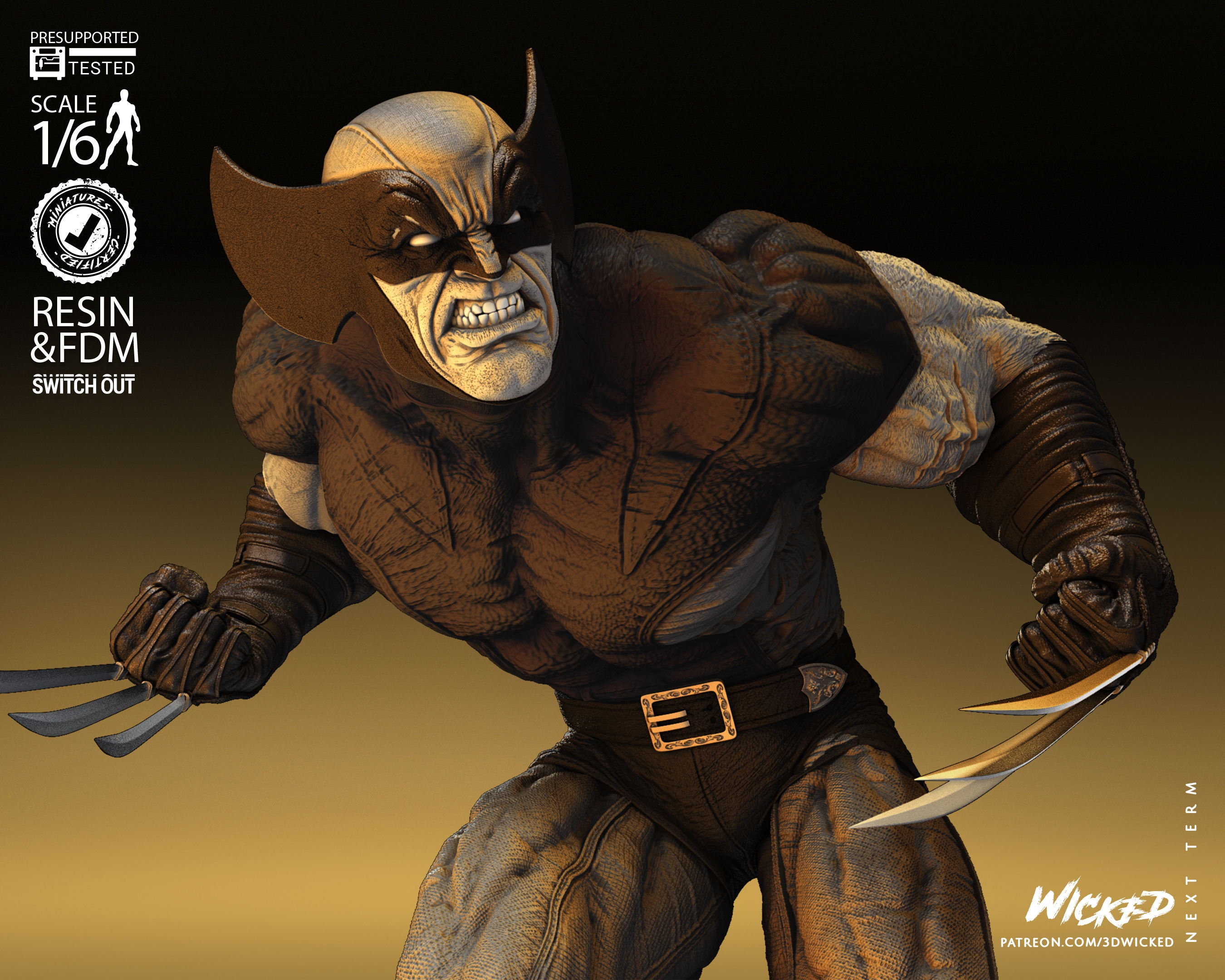 Marvel Wolverine 2023 Sculpture: Tested and Ready for 3D Printing - Etsy