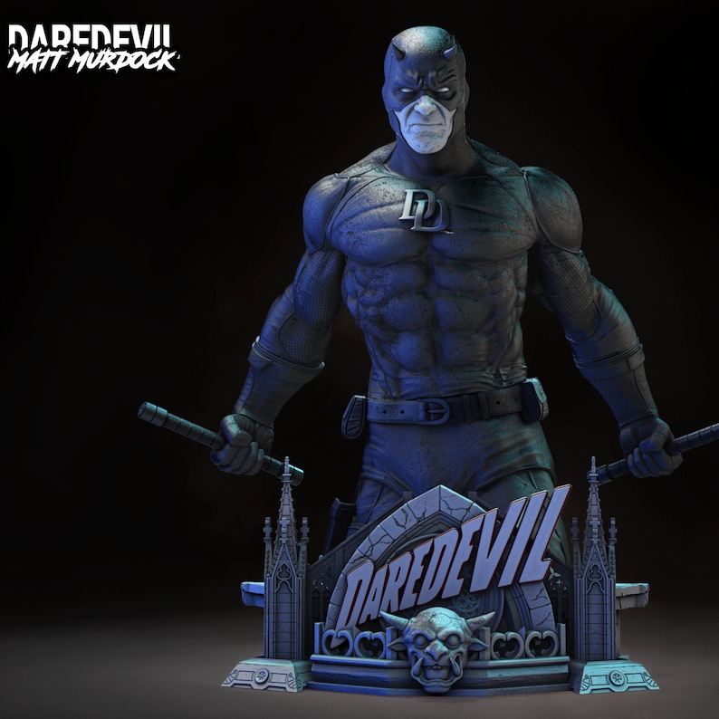 DAREDEVIL - Digital STL Files for 3d Printing Ready to Download - Etsy