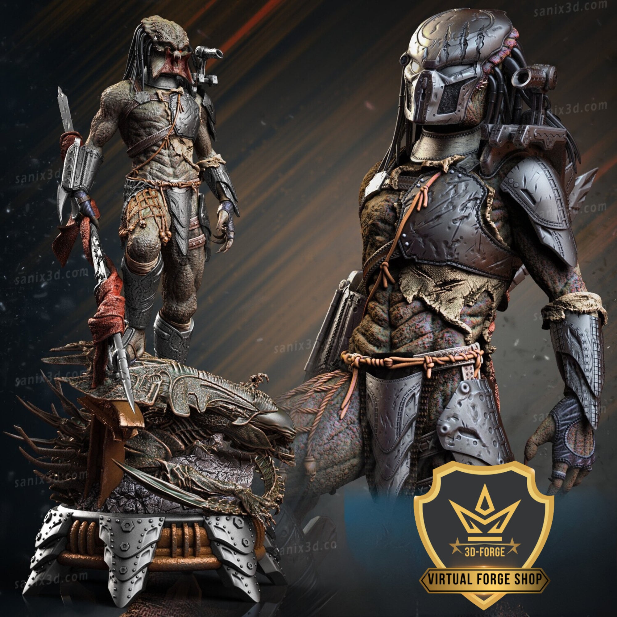 Custom Painted 3d Printed Resin Models, Custom Painted Figurines ...