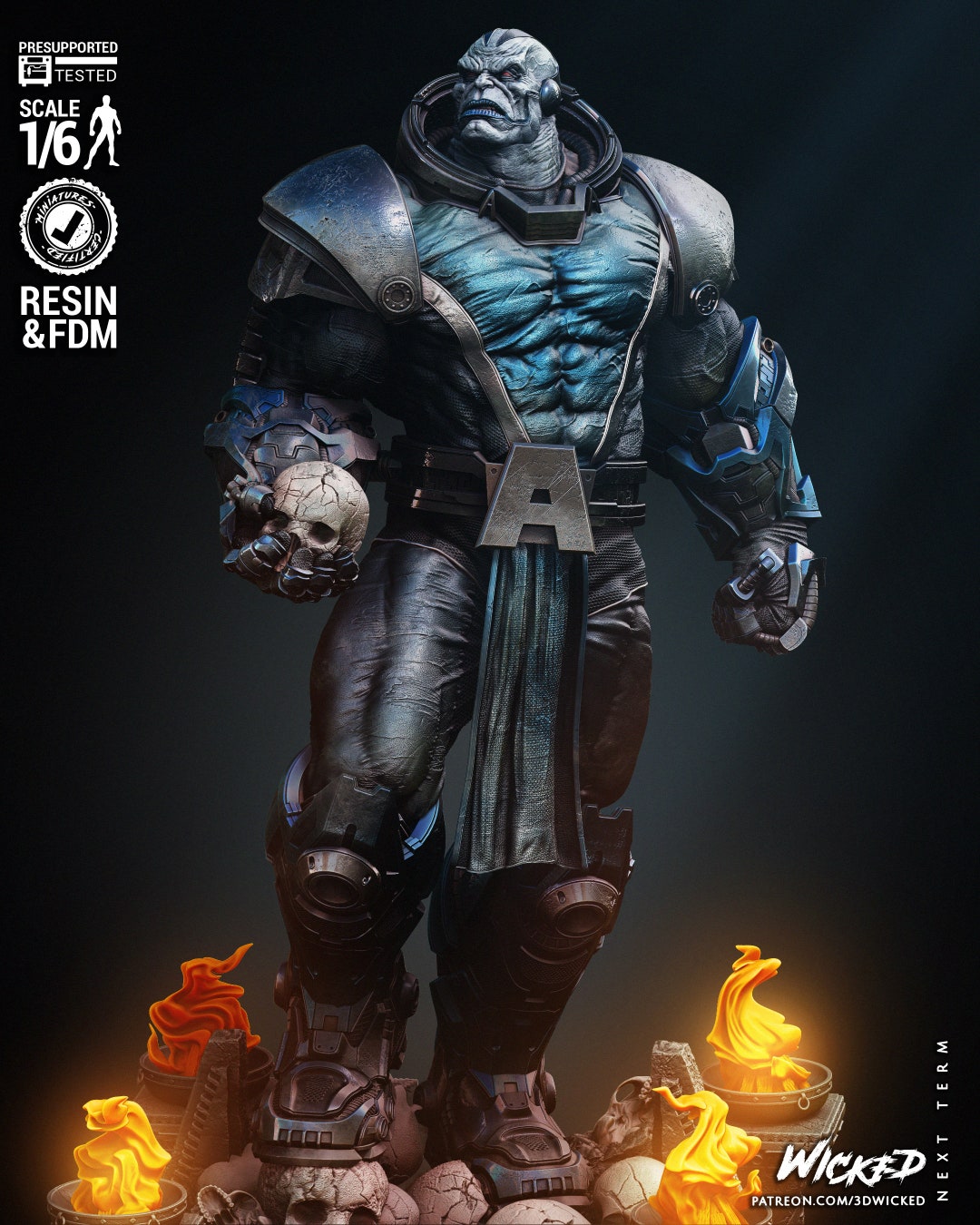 Modelos de resina impresos en 3D pintados a medida, figuras pintadas a ...