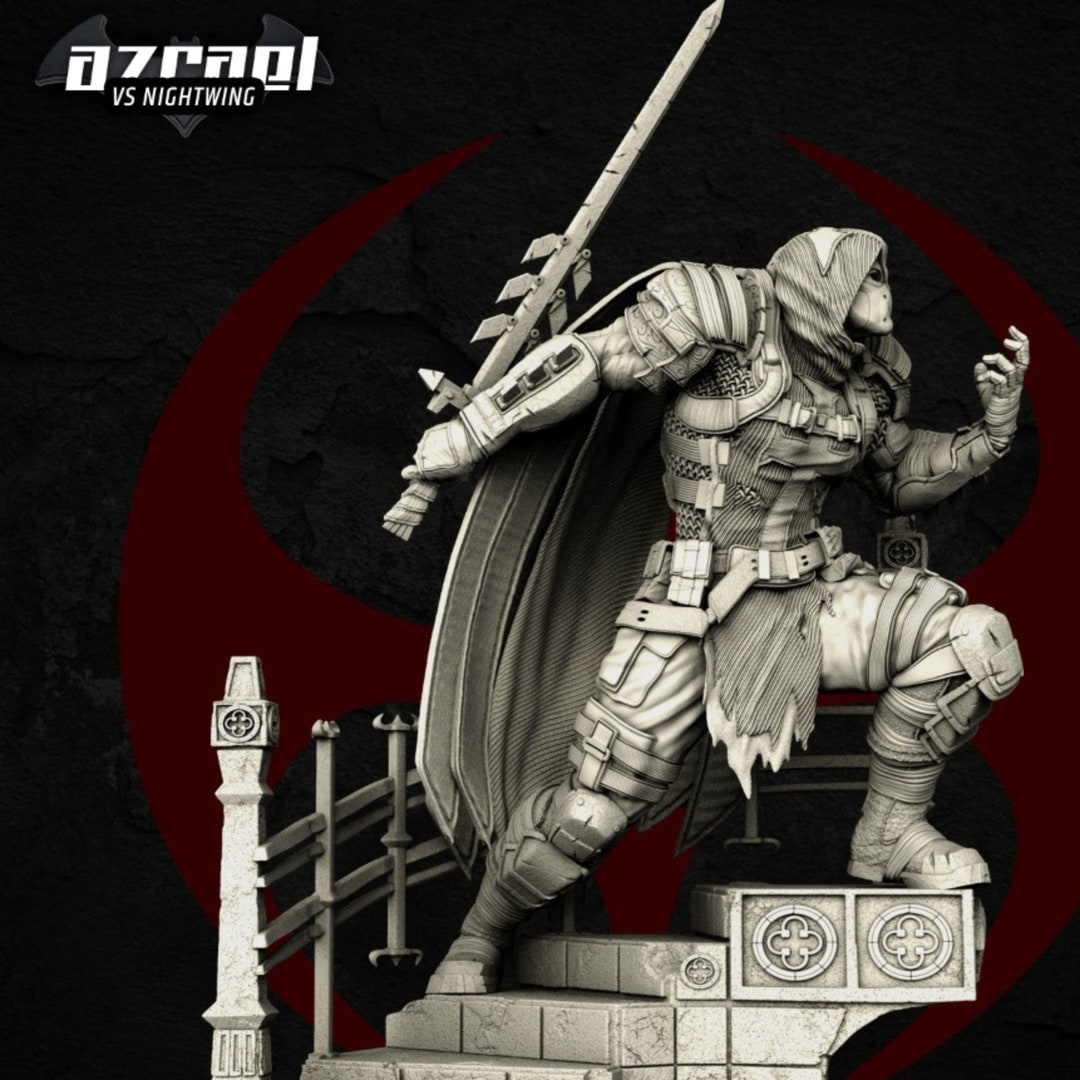 Nightwing Statue: 3d Printer STL Files Ready to Download! - Etsy