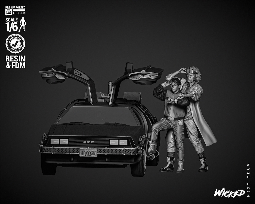 Wicked Movies Back to the Future Diorama: Tested and Ready for 3D ...