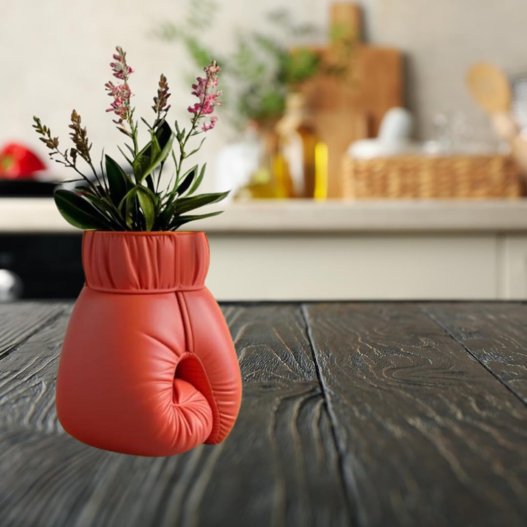 The Boxing Glove Vase, Modern and Unique Home Decor for Fresh Cut and ...
