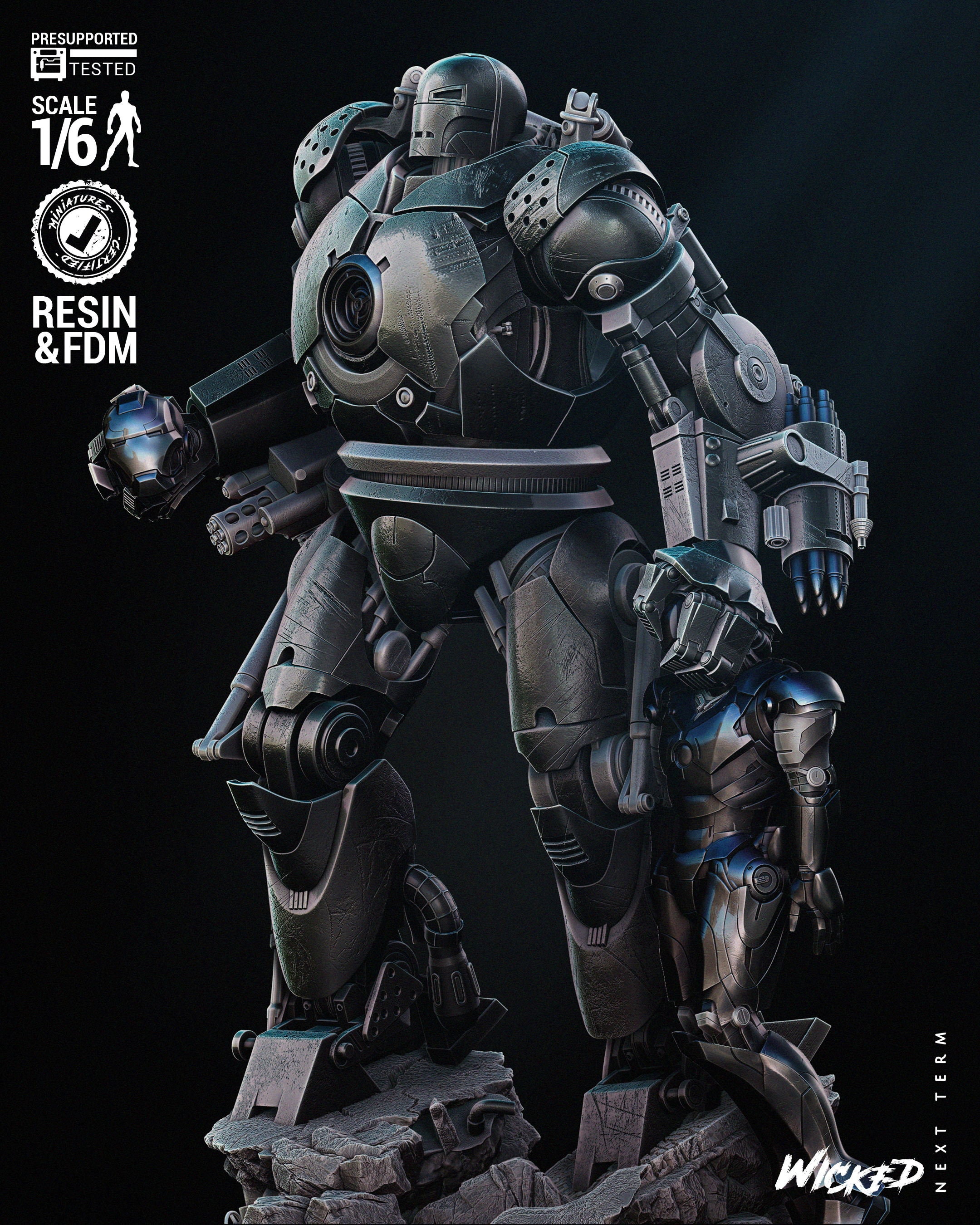 Custom Painted 3d Printed Resin Models, Custom Painted Figurines ...