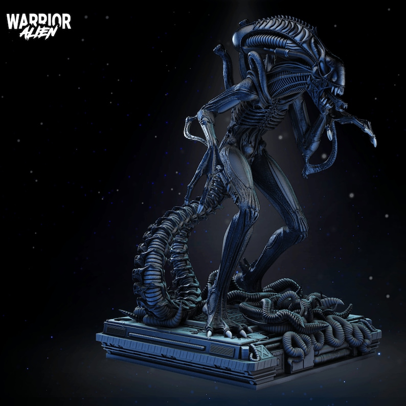 Alien Warrior Statue - Etsy