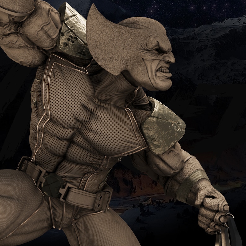 Wolverine Statue - Digital STL Files for 3d Printing - Etsy