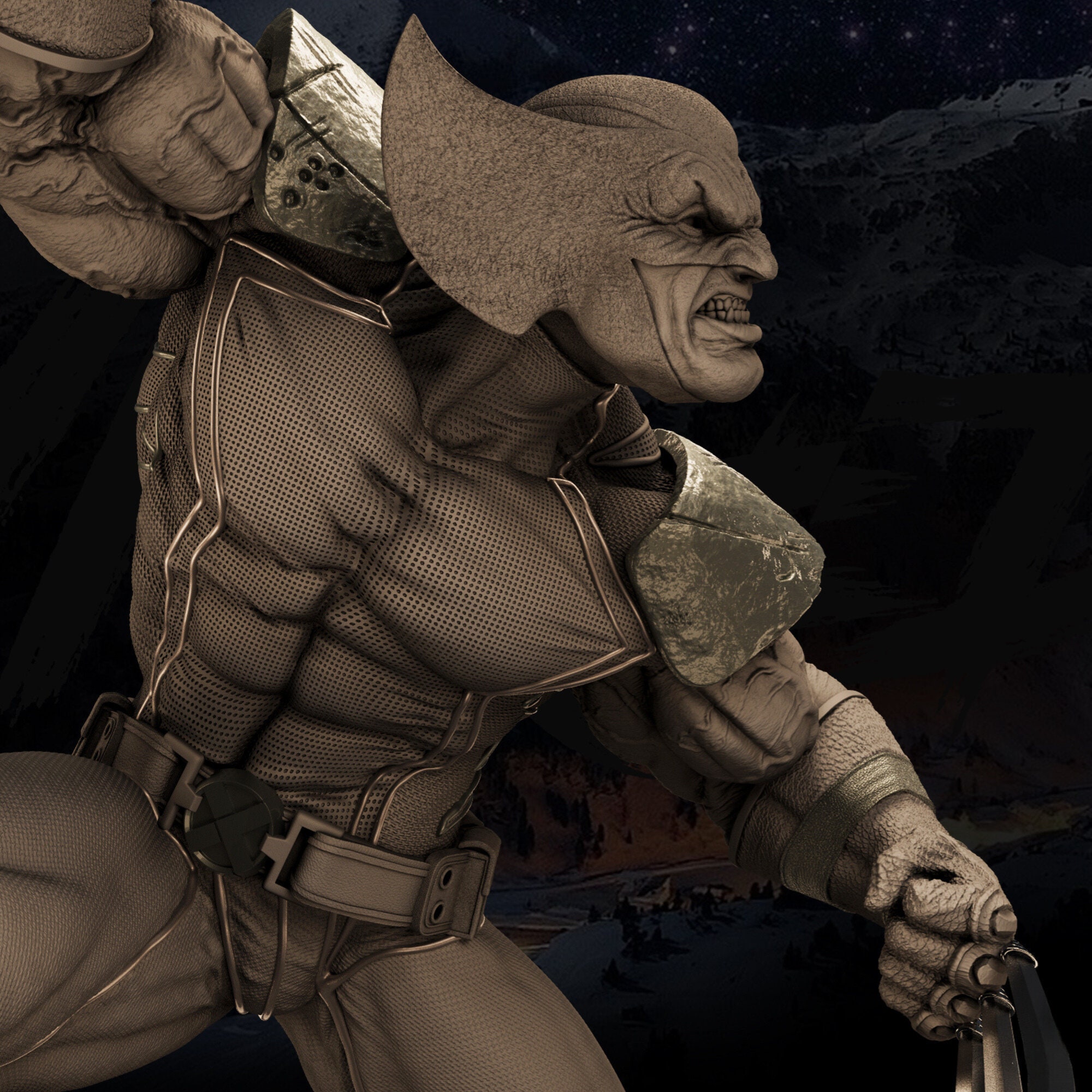 Wolverine Statue - Digital STL Files for 3d Printing - Etsy