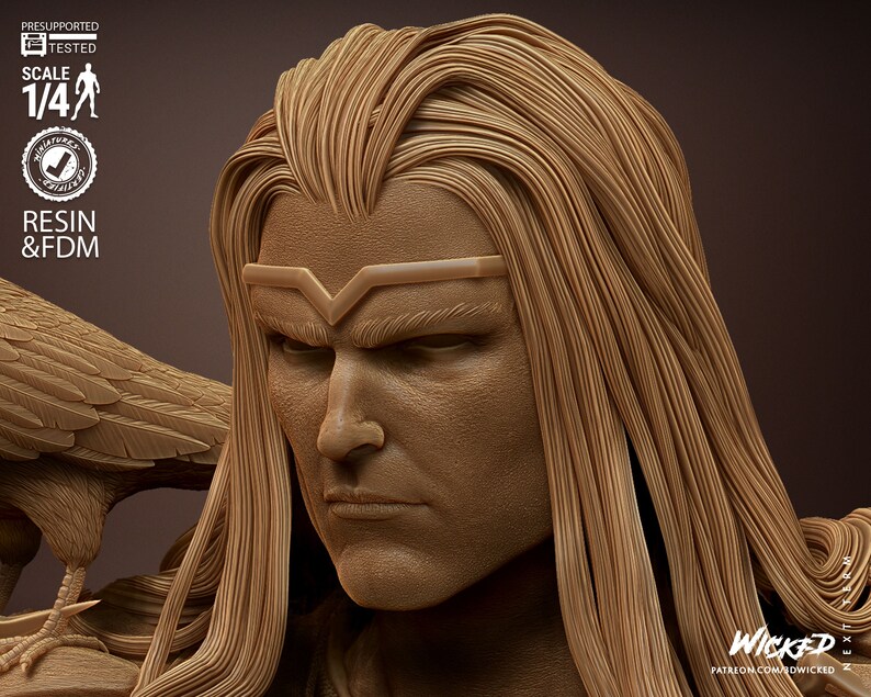 Marvel Thor Bust 3d Print Stl Files Resin Statue STL Files Great for ...
