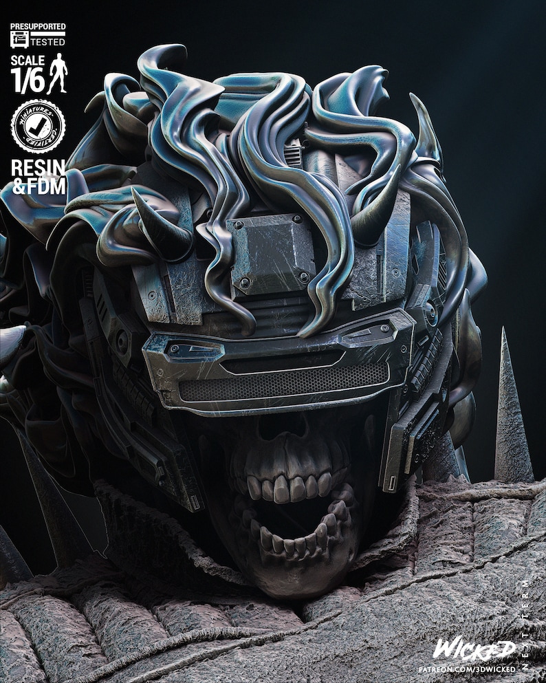 Ghost Rider: Tested and Ready for 3D Printing - Etsy