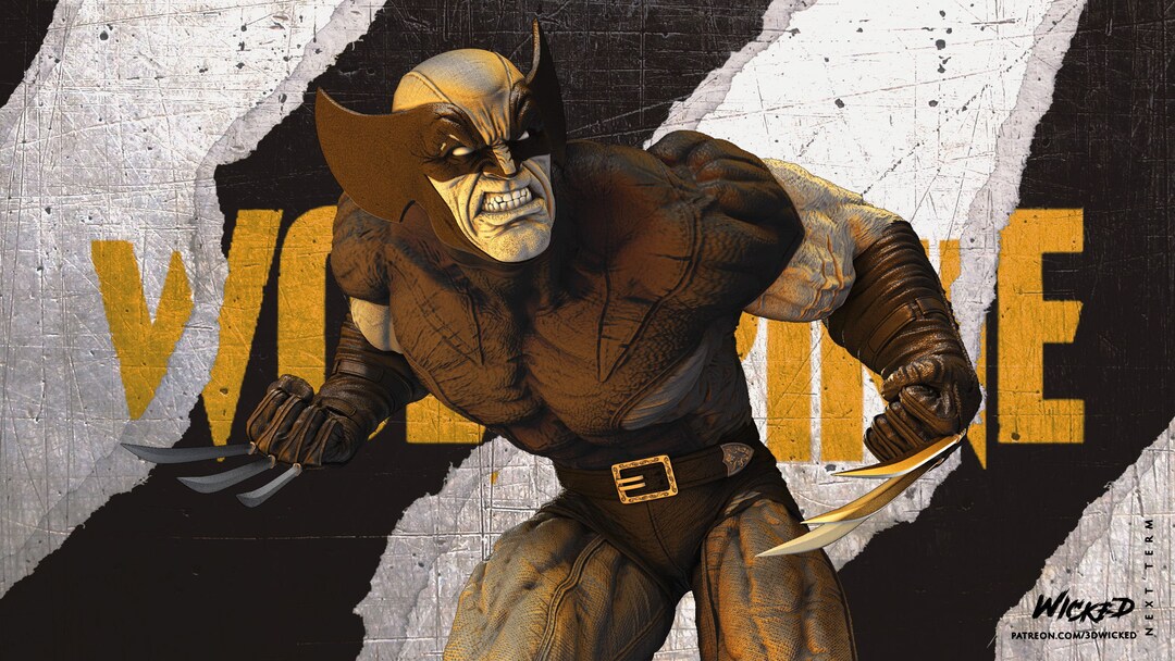 Marvel Wolverine 2023 Sculpture: Tested and Ready for 3D Printing - Etsy