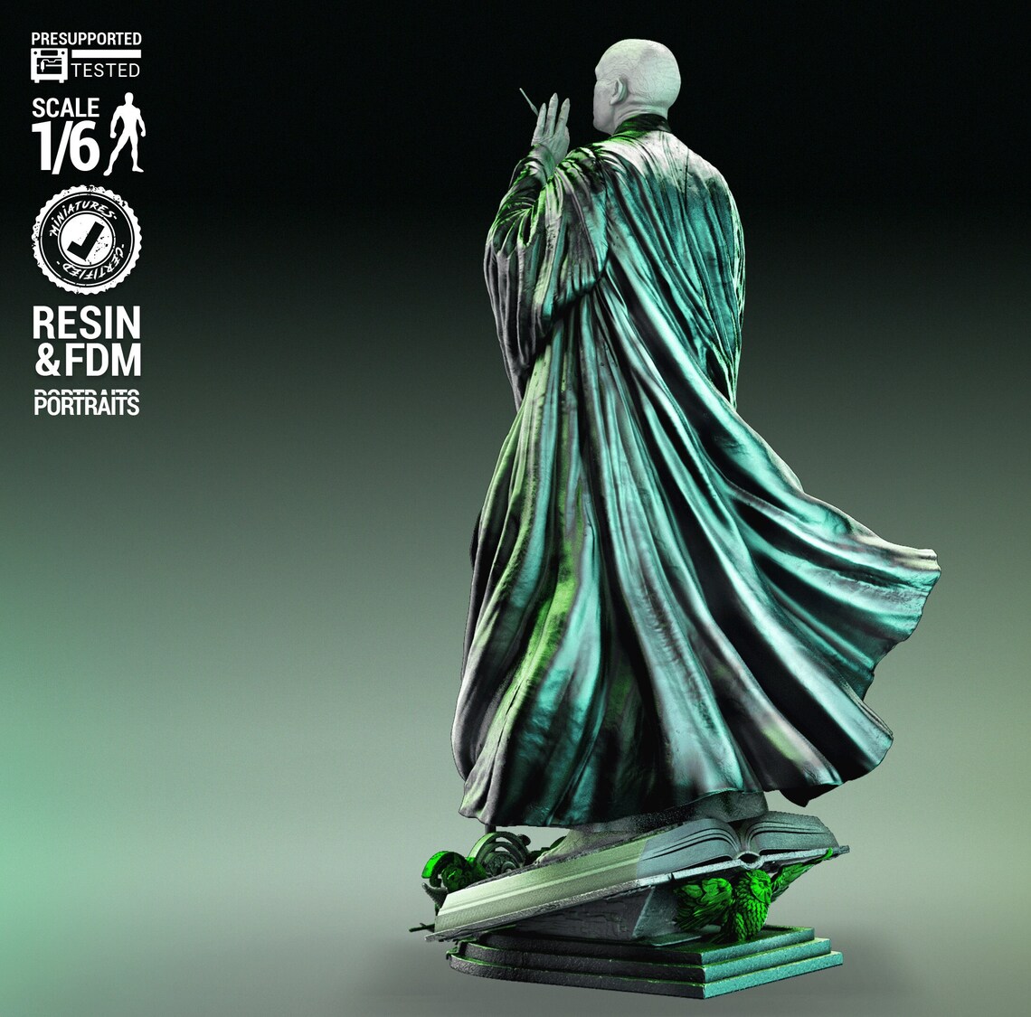 Voldemort Statue 379.21mm one Piece - Etsy