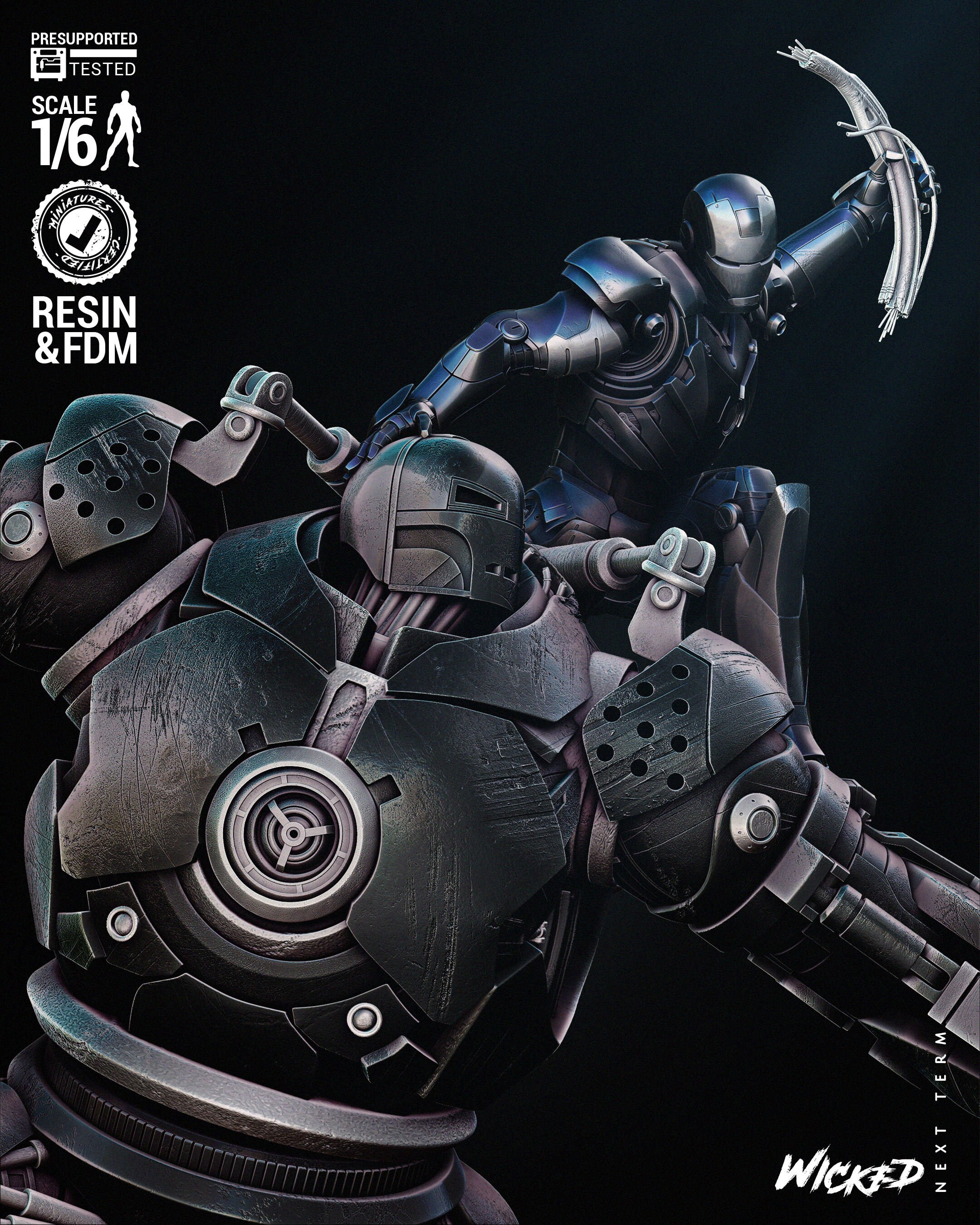 Custom Painted 3d Printed Resin Models, Custom Painted Figurines ...