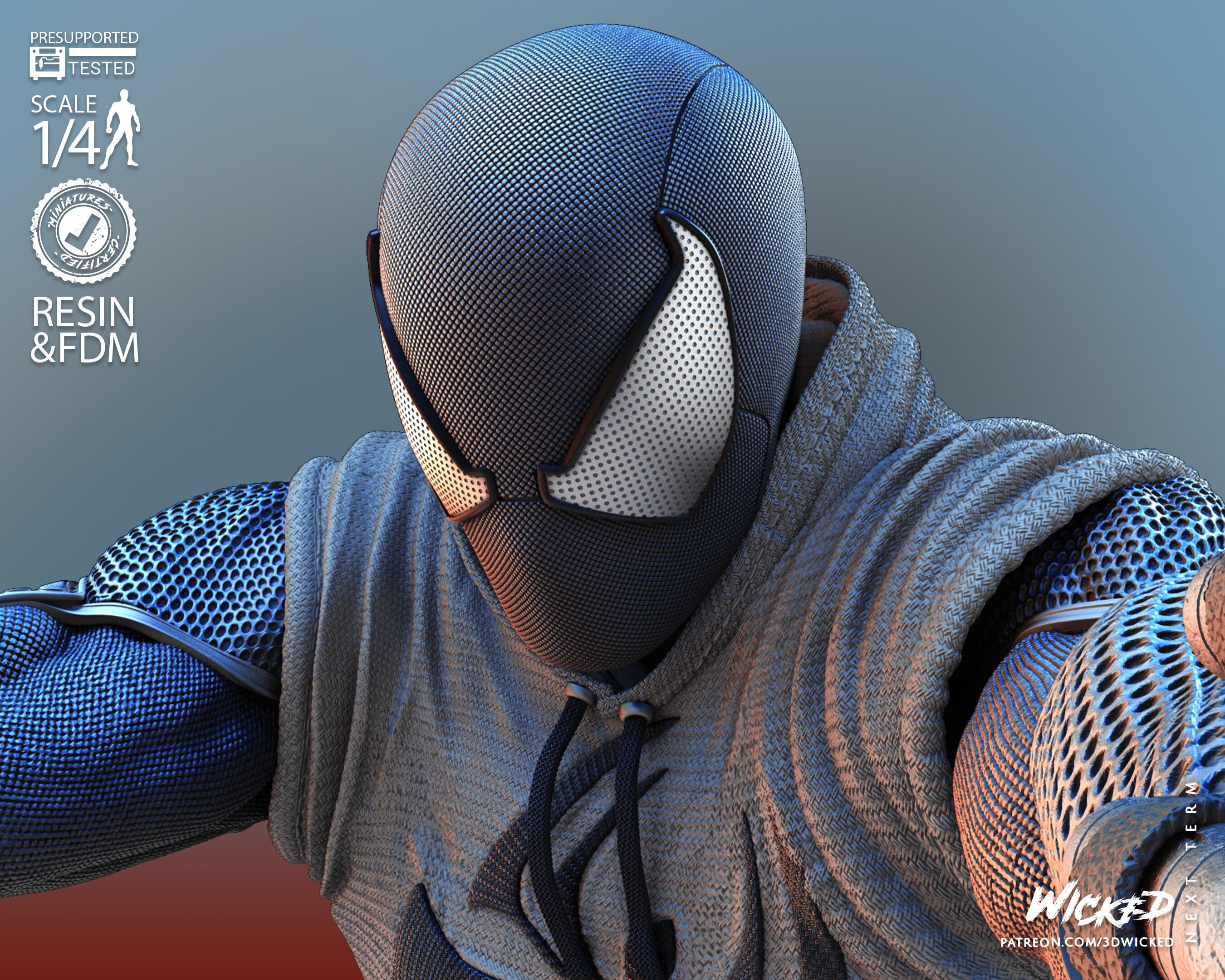 Marvel Scarlet Spider Bust STL Files Ready to Print - Etsy