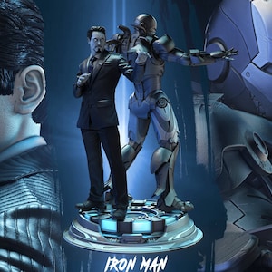 Iron Man and Tony Stark - Etsy