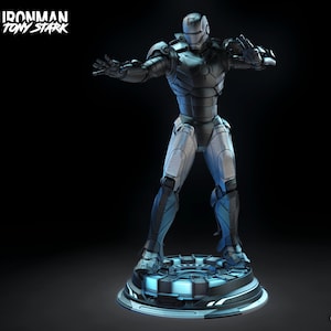 Ironman Statue - Digital. STL Files for 3d Printing - Etsy