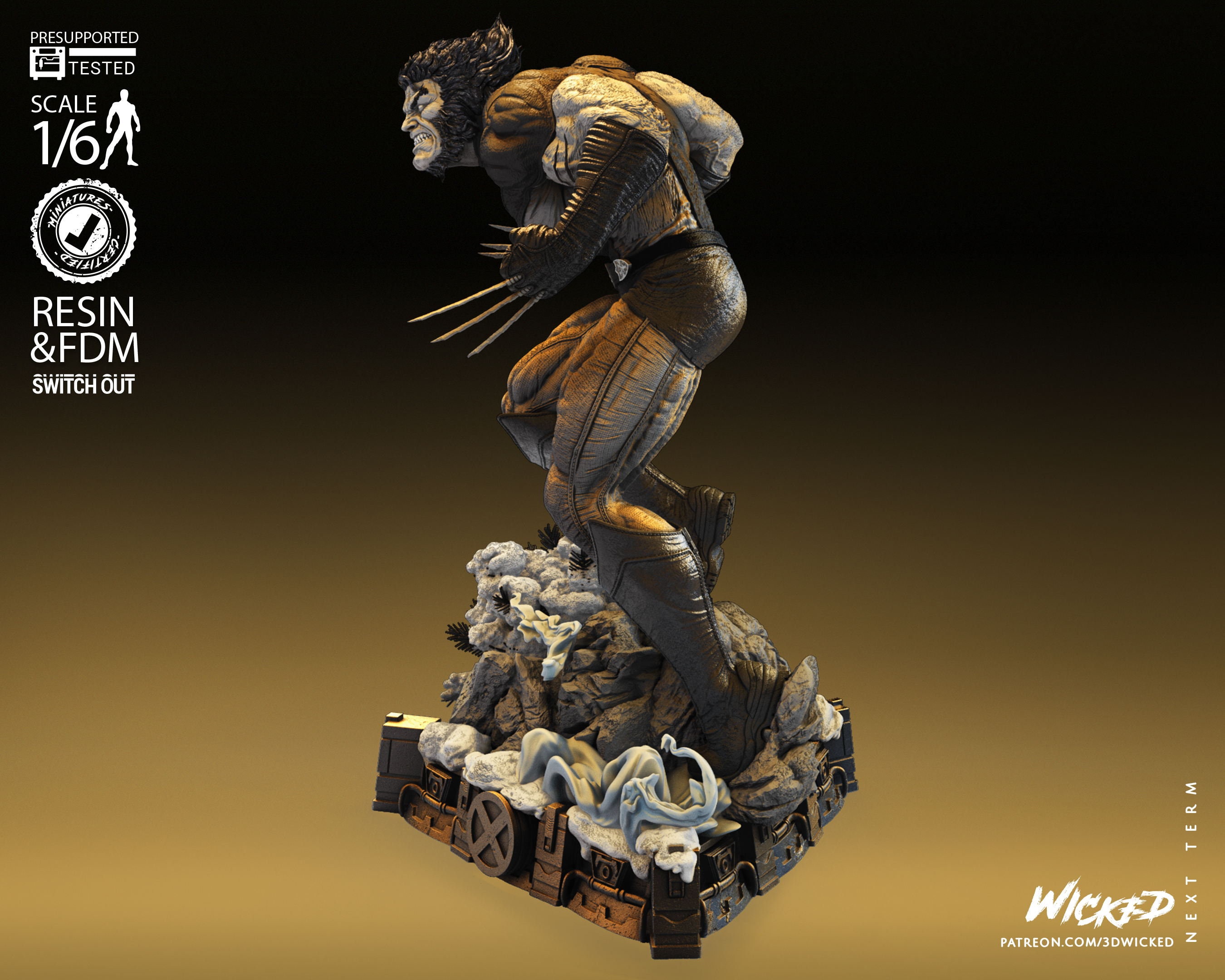 Marvel Wolverine 2023 Sculpture: Tested and Ready for 3D Printing - Etsy
