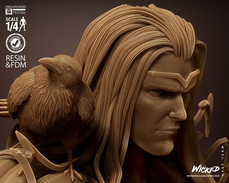 Marvel Thor Bust 3d Print Stl Files Resin Statue STL Files Great for ...