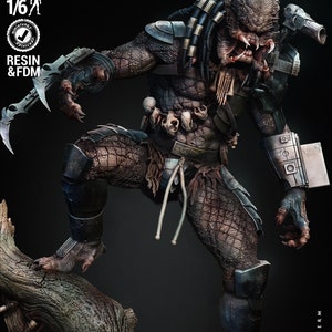Wicked Movies Predator and Dutch Diorama Sculpture - Etsy