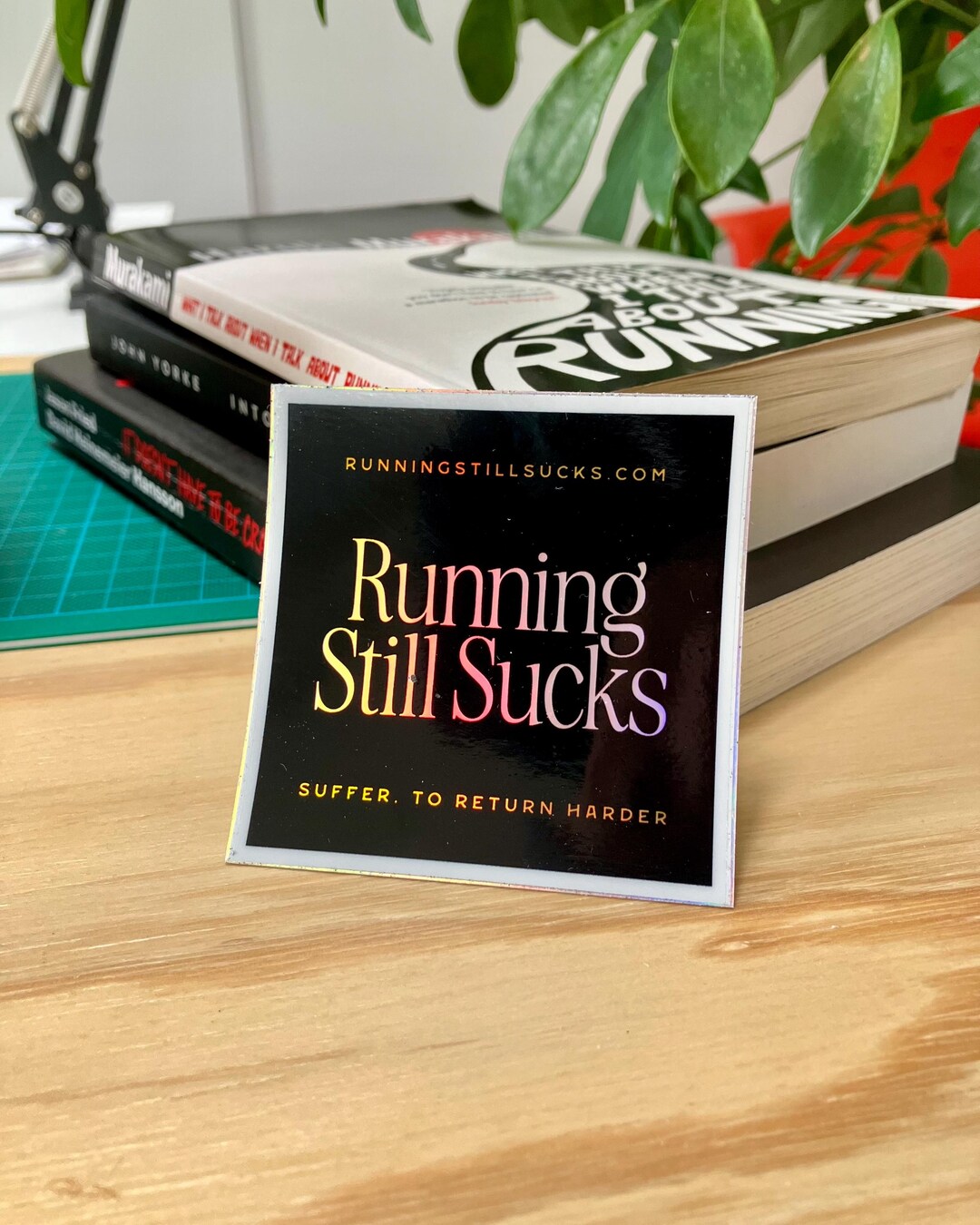 Running Still Sucks Sticker Pack – Holographic Stickers – Set of 3 for ...