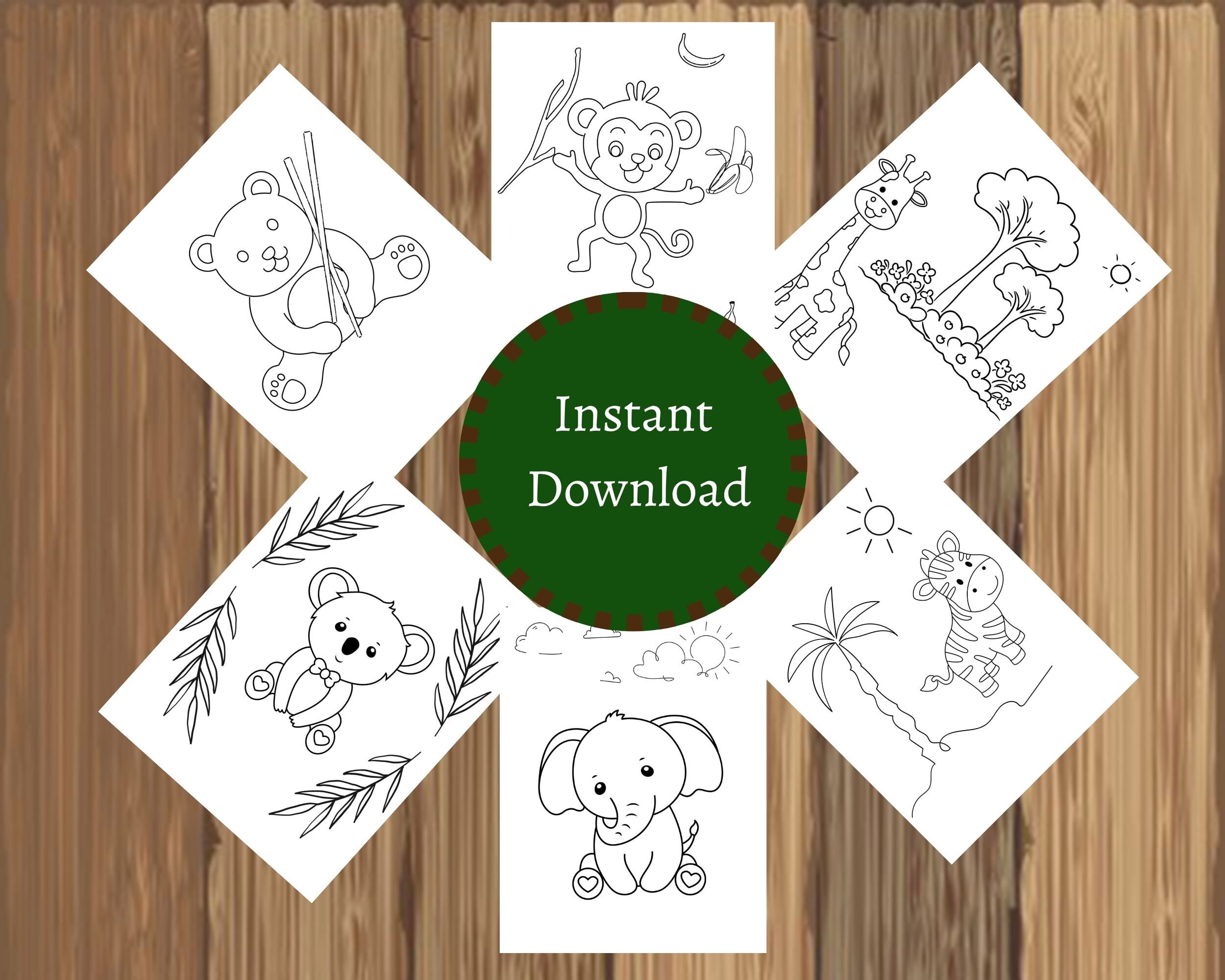 Woodland Forest Animals Coloring Pages, Woodland Animals Coloring Pages ...