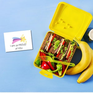 Lunch Box Notes Printable, Lunch Notes for Kids, Cute Lunchbox Notes ...