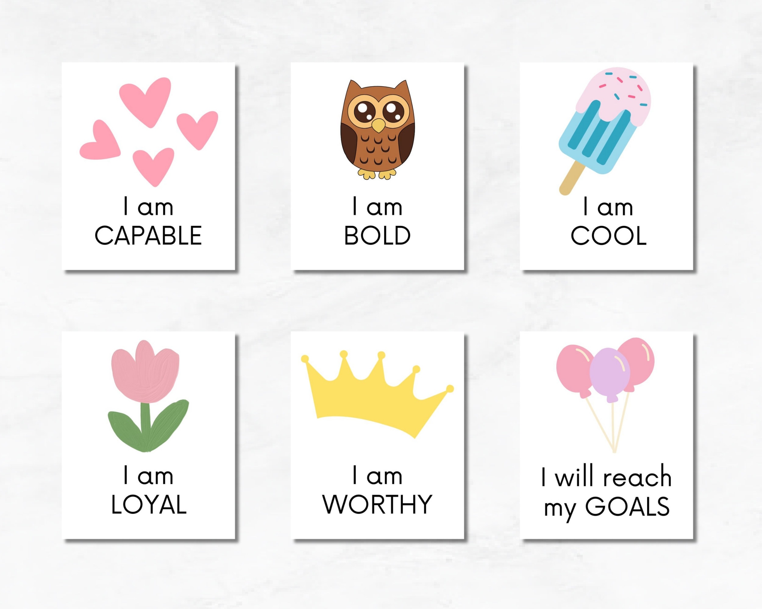 Affirmation Cards for Kids Printable, Kids Affirmation Station, Kids ...