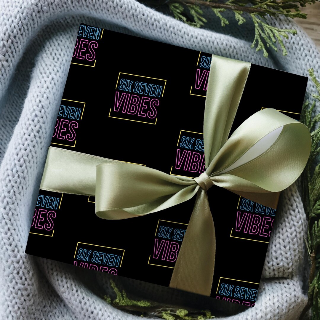 67 Wrapping Paper Six Seven Gift Wrap - Etsy