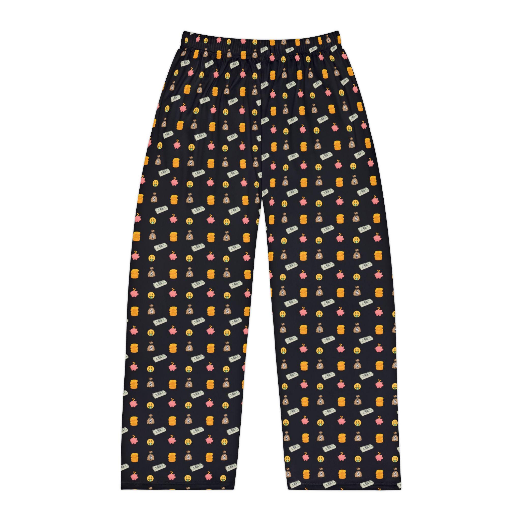 Mens Money Themed Pajama Pants Fun Dollar Print Lounge Wear, Soft and ...