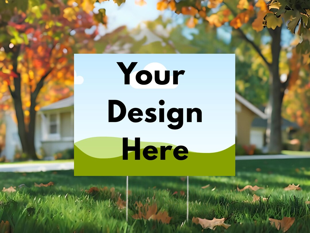 Yard Sign Mockup, Digital Download, Overlay Mockup, Garage Sale Sign ...