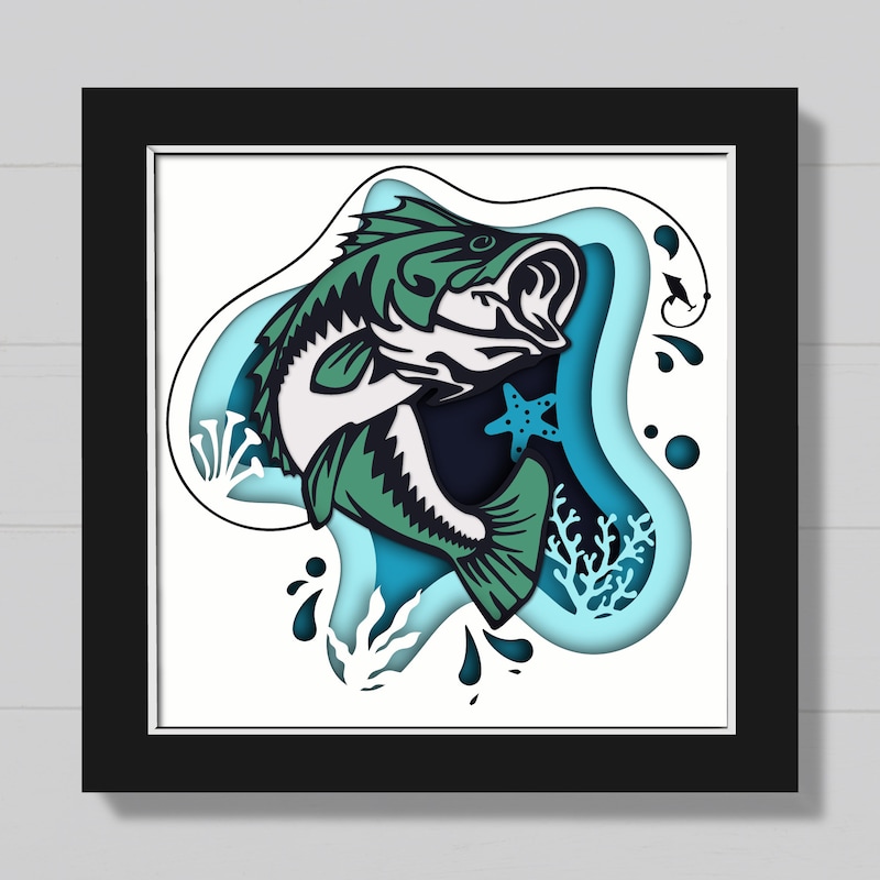 Fish Shadow Box - Etsy