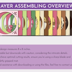 3D Highland Cow Shadow Box, Farm Animal Shadow Box, 3D Cow With Flowers ...