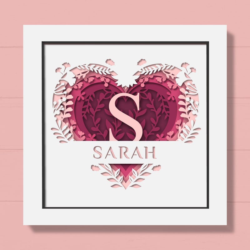 Valentine Shadow Box - Etsy UK